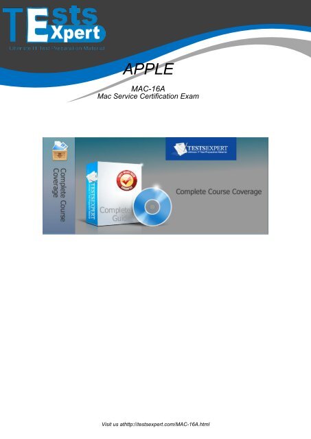 MAC-16A Latest Certification