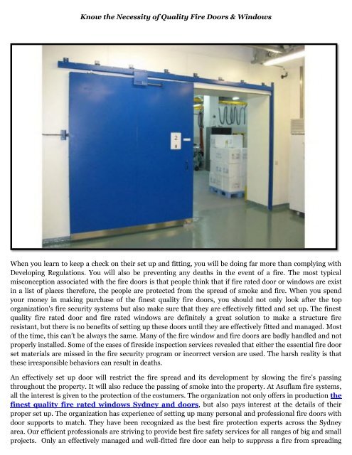 Know_the_Necessity_of_Quality_Fire_Doors___Windows