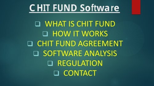 Chit Fund Format, Chit Fund Information, Chit Management System, Chit ...