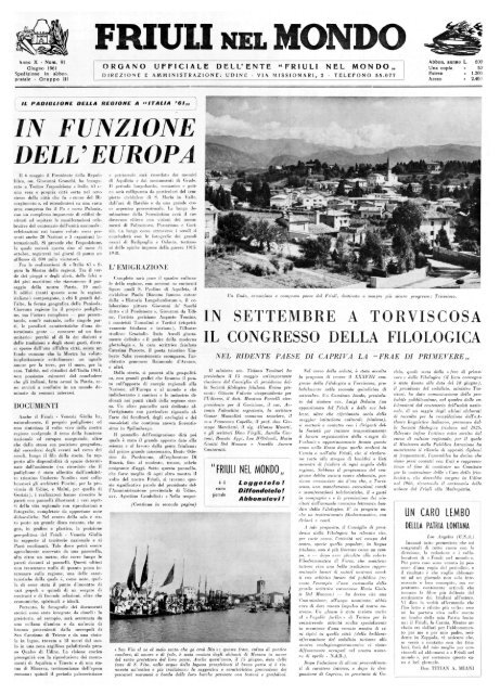 friulani - Ente Friuli nel Mondo