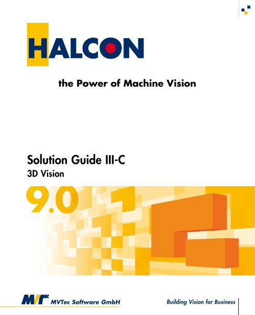 Halcon 3D Vision datasheet - Multipix Imaging