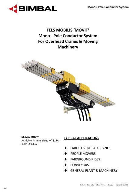 FELS MOBILIS 'MOVIT' Mono - Pole Conductor System For ...