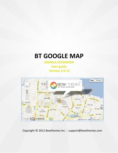 BT_Google Map_User_Manual_v2.0