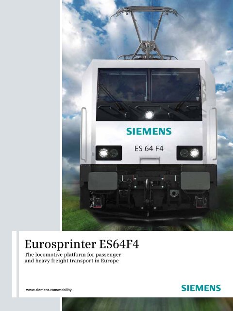 Eurosprinter ES64F4 - Siemens Mobility