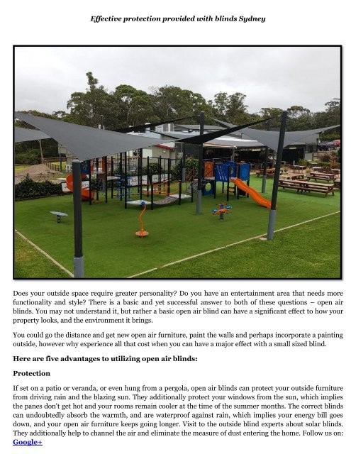 Effective_protection_provided_with_blinds_Sydney