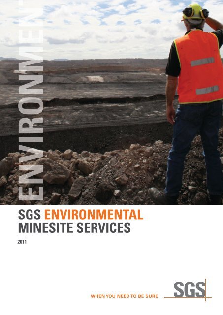 SGS ENVIRONMENTAL MINESITE SERVICES