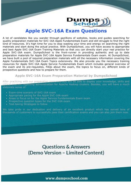 SVC-16A Dumps | SVC-16A Exam Questions