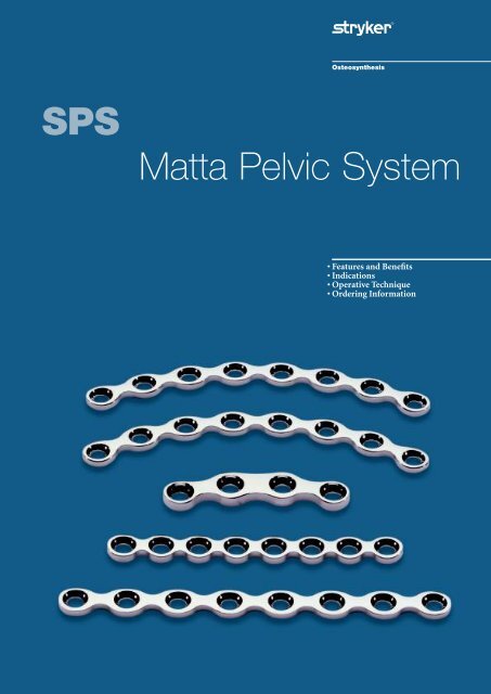 SPS Matta Pelvic System - Stryker