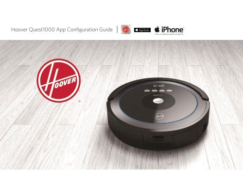 Hoover Quest 1000 Robot Vacuum - BH71000 - Manual
