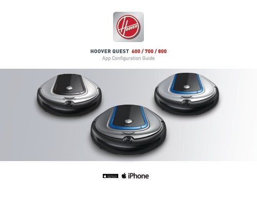 Hoover Quest 800 Robot Vacuum - BH70800 - Manual