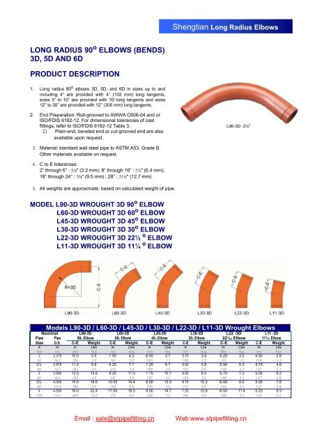 Long Radius Elbows001