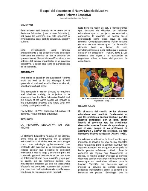 Total 62 Imagen Papel Del Docente En El Nuevo Modelo Educativo