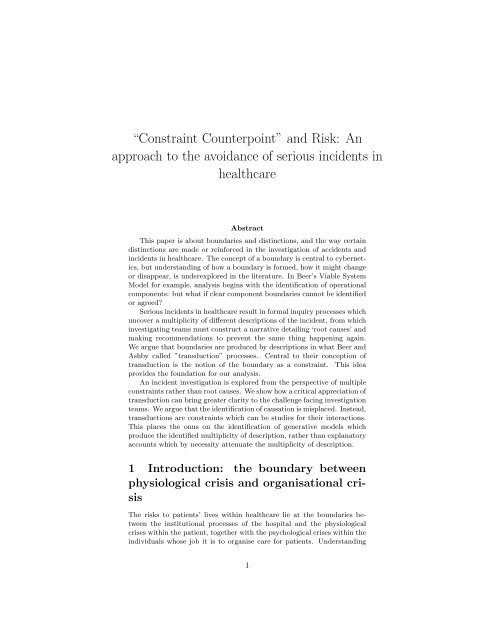 constraint-counterpoint-risk