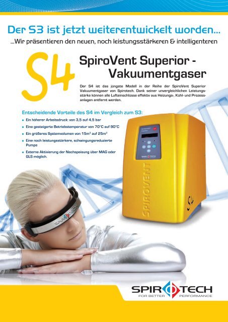 SpiroVent Superior - Vakuumentgaser - Spirotech