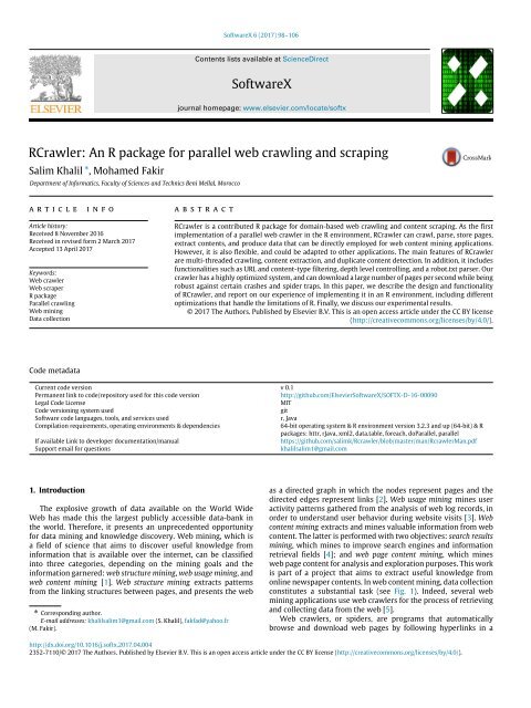 how to build web crawler web scraper
