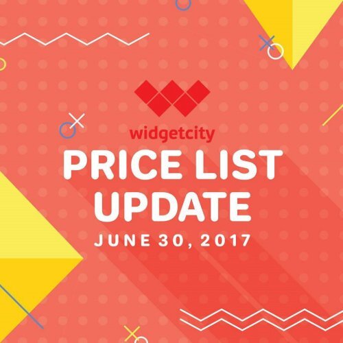 WIDGET CITY MOBILE PRICELIST as of July 1, 2017