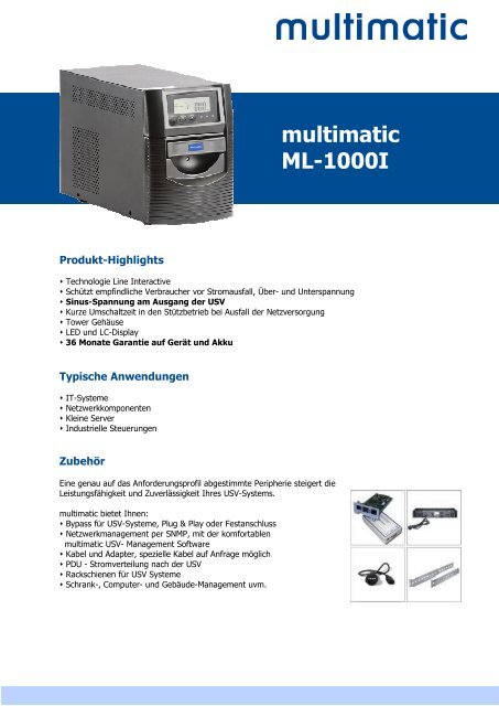 multimatic ML-1000I