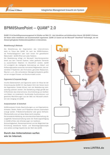 QUAM 2.0 - LINTRA