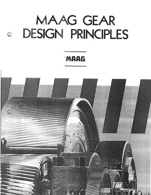 MAAG GEAR DESIGN PRINCIPLES - Artec Machine Systems