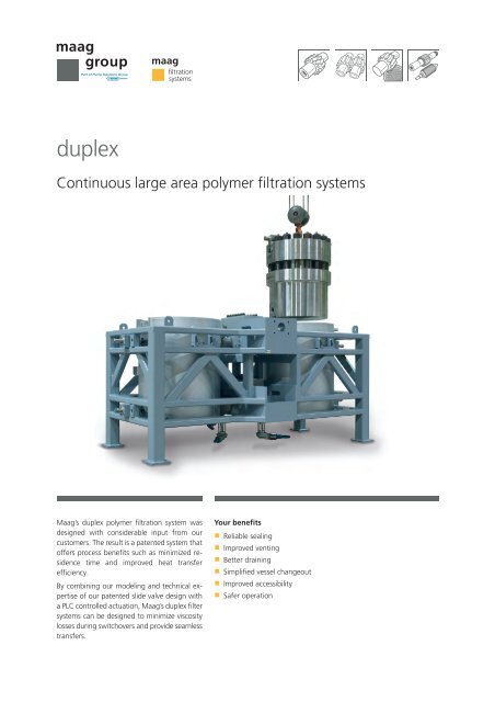 duplex filter system - Maag