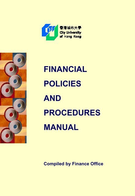 Financial Policies and Procedures Manual