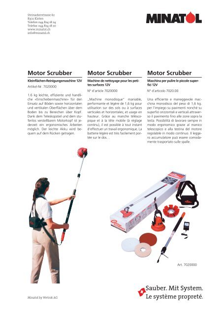 Motor Scrubber - Minatol