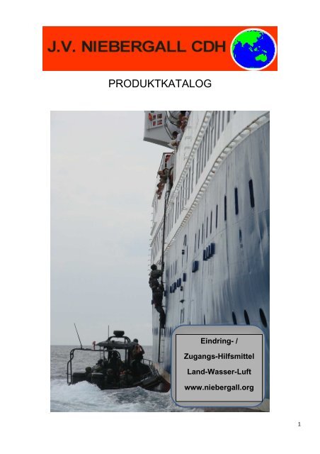 Marine Boarding Leiter Aluminium - J. V. Niebergall CDH