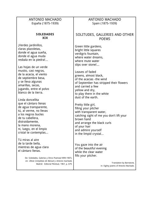 Love Poems For Him In Spanish With English Translation