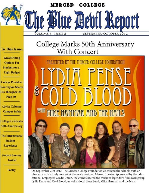 Volume 3 Issue 2 - Oct 2012 - Merced College