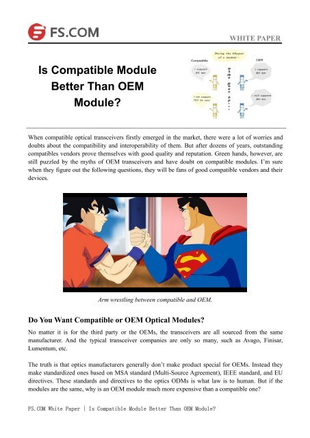 Is Compatible Module Better Than OEM Module