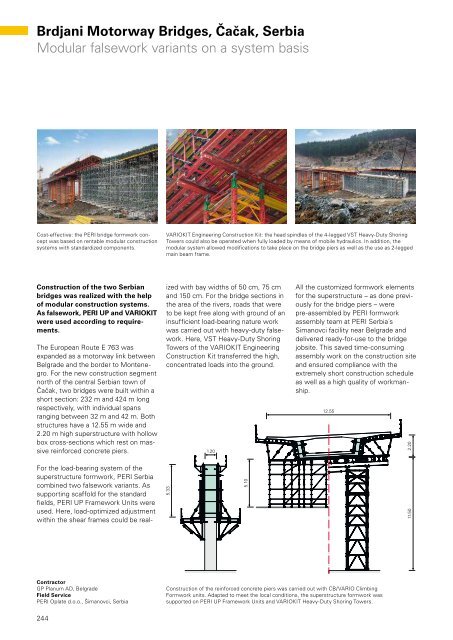 Brdjani Motorway Bridges,