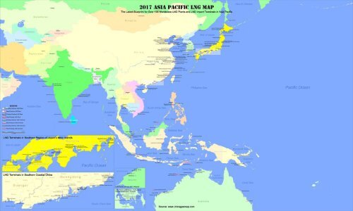 2017 Asia Pacific LNG Map Basic Edition