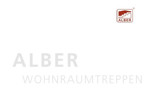 KATALOG Alber Treppensysteme