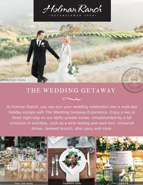 Holman ranch wedding cost 60 photos - Astyledwedding.com