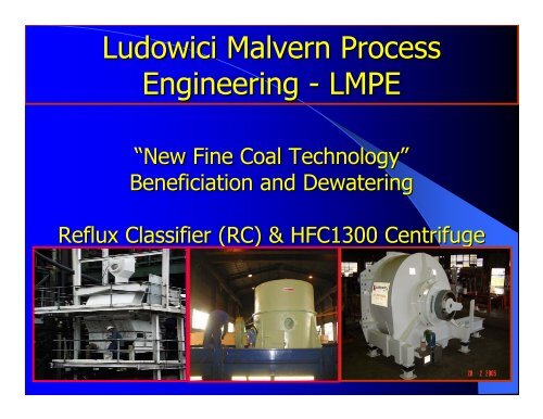 Ludowici Malvern Process Engineering - LMPE