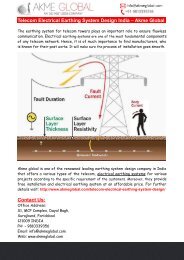 Electrical Earthing System Design For Telecom Towers - Akme Global