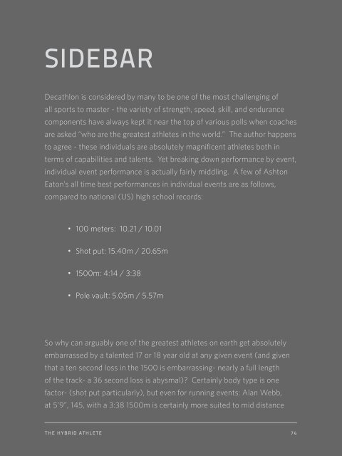 SIDEBAR Decathlon is cons