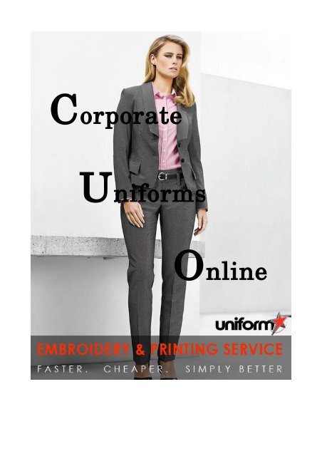 Best corporate uniforms online
