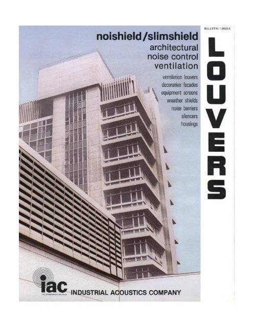 to download 'Noishield Louver Brochure' - Industrial Acoustics ...