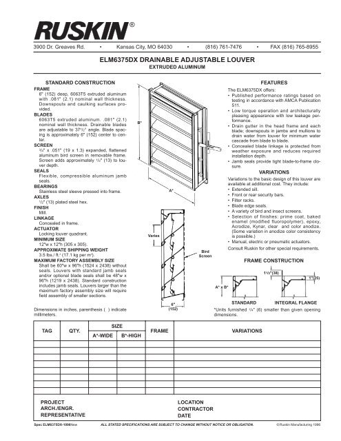 Greenheck Louver Installation