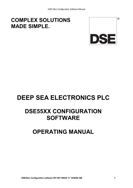 DSE55xx-PC-Software-Manual