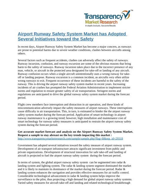 Airport Runway Safety System Market