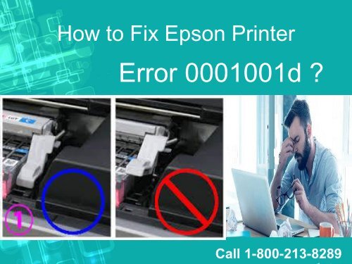 How to Fix Epson Printer Error 0001001d