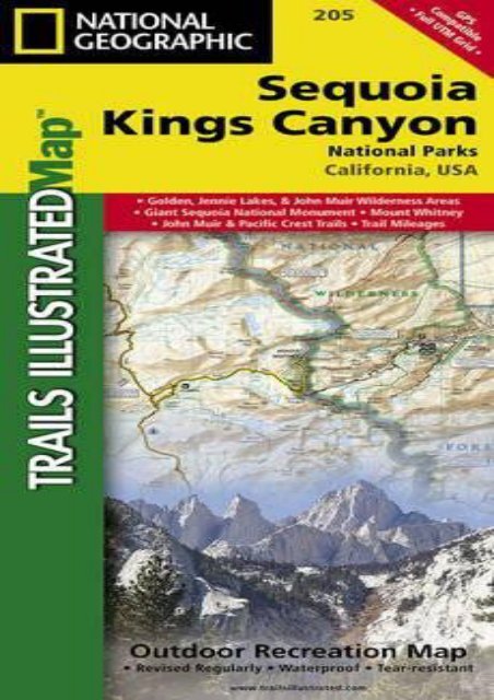 Sequoia and Kings Canyon National Parks (National Geographic Trails ...