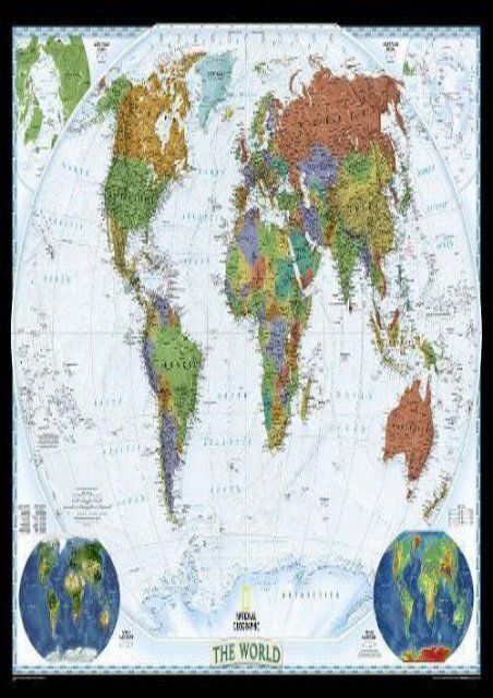 World Decorator [Enlarged and Laminated] (National Geographic Reference ...