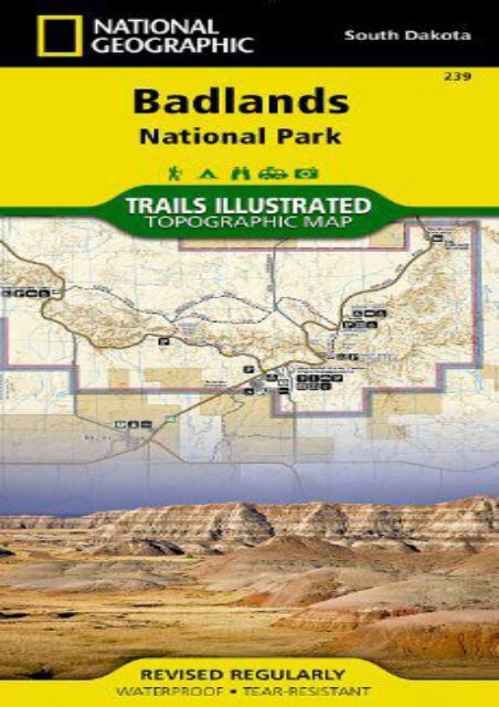 Badlands National Park: South Dakota, USA Outdoor Recreation Map ...