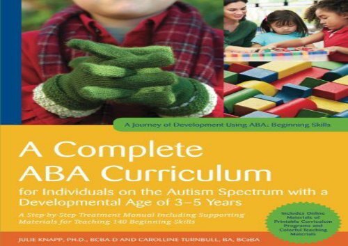 A Complete ABA Curriculum for Individuals on the Autism Spectrum with a ...