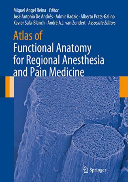 Atlas of Functional Anatomy for Regional Anesthesia and Pain Medicine ...