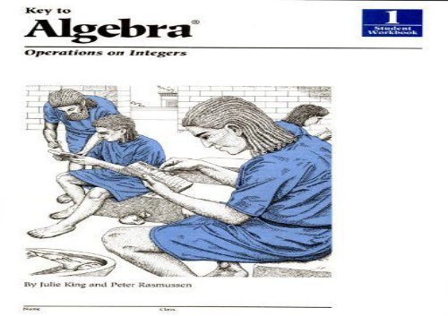 Key to Algebra, Book 1: Operations on Integers (Key to...Workbooks)
