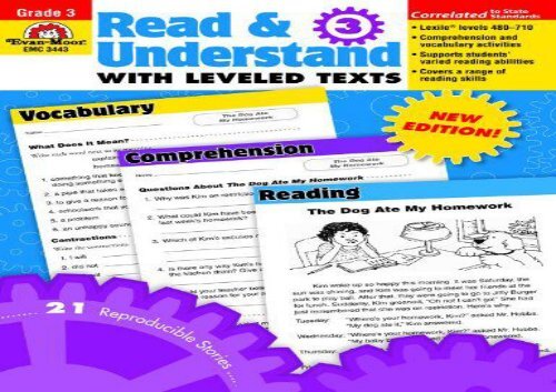 Read Understand with Leveled Texts, Grade 3